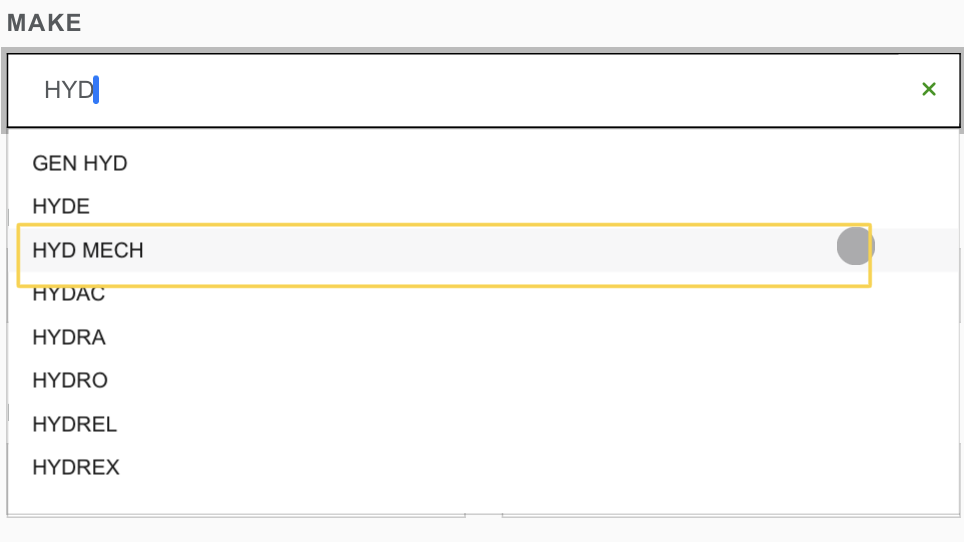 How to use the Smart Make Autocomplete Field – DataRef How to use the Smart Make Autocomplete Field – DataRef
